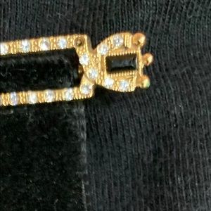 Jewelry | Velvet Gold Ribbon Pin | Poshmark